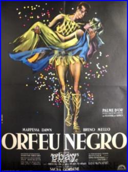 Orfeu Negro Vintage Movie Poster Black Orpheus 1960s Rare Condition ...