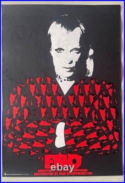 Original Rare Vintage 1973 Silkscreen ENO Movie Music Promo Poster ...