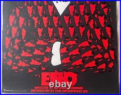 Original Rare Vintage 1973 Silkscreen ENO Movie Music Promo Poster ...