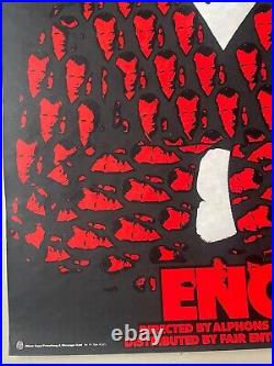 Original Rare Vintage 1973 Silkscreen ENO Movie Music Promo Poster ...