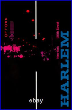 Original Vintage Poster Harlem NYC Apollo Theater 1968 | Vintage Movie ...