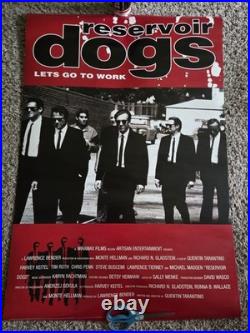 RESERVOIR DOGS Let’s Go to Work Poster 24×36 Tarantino ROLLED Vintage | Vintage Movie Posters
