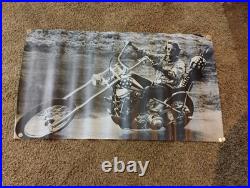 Rare vintage Large Easy Rider chopper movie Poster Peter Fonda 1969 ...