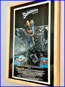 Vintage 1978 Superman Movie Poster Christopher Reeve Authentic DC ...