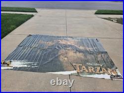 Vintage TARZAN Movie Vinyl Banner Poster HUGE Rare Big 1999 Disney 8×12 ...
