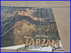 Vintage TARZAN Movie Vinyl Banner Poster HUGE Rare Big 1999 Disney 8×12 ...